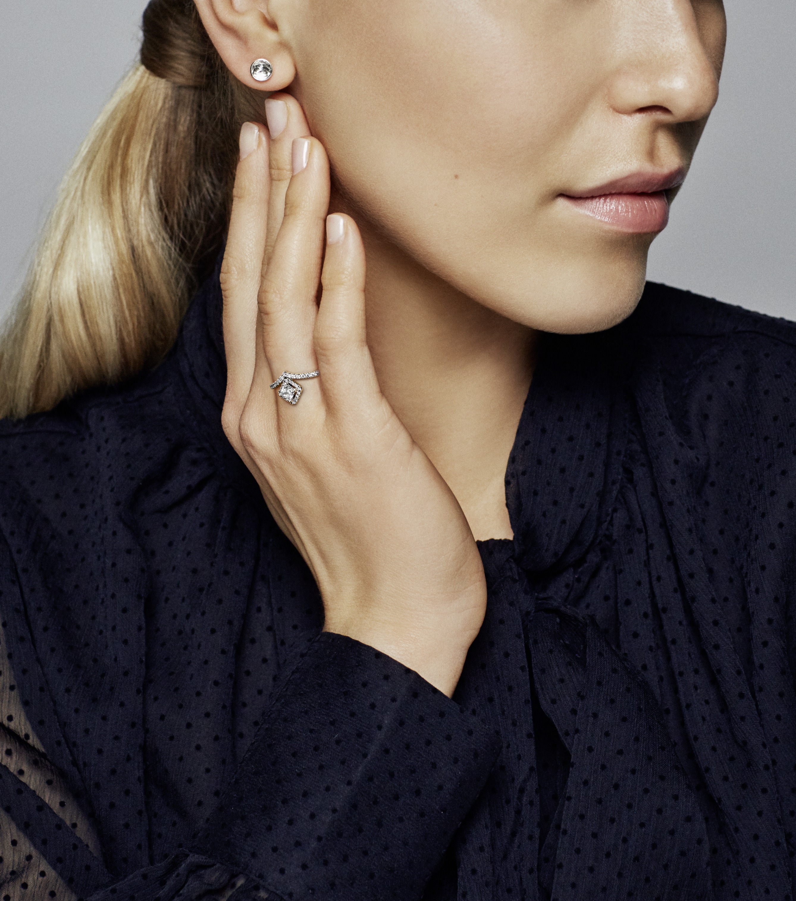 Buy PANDORA PANDORA Moments Ring 198420C01 50 Time.am