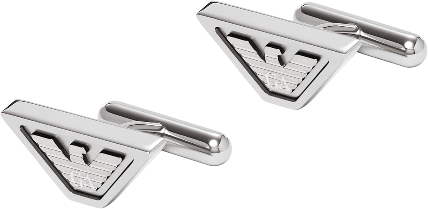 Գնիր Ճարմանդ Emporio Armani - Emporio Armani Stainless Steel Cufflinks ...